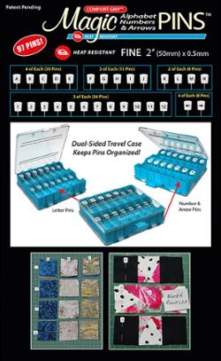 Alphabet, Numbers & Arrows Pins – Clothyard Fabrics & Park Avenue Yarns